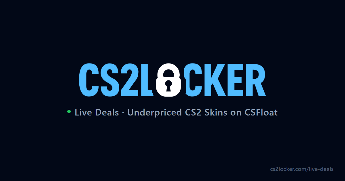 CS2 Deals Bot — Live Underpriced Skin Scanner | CS2Locker